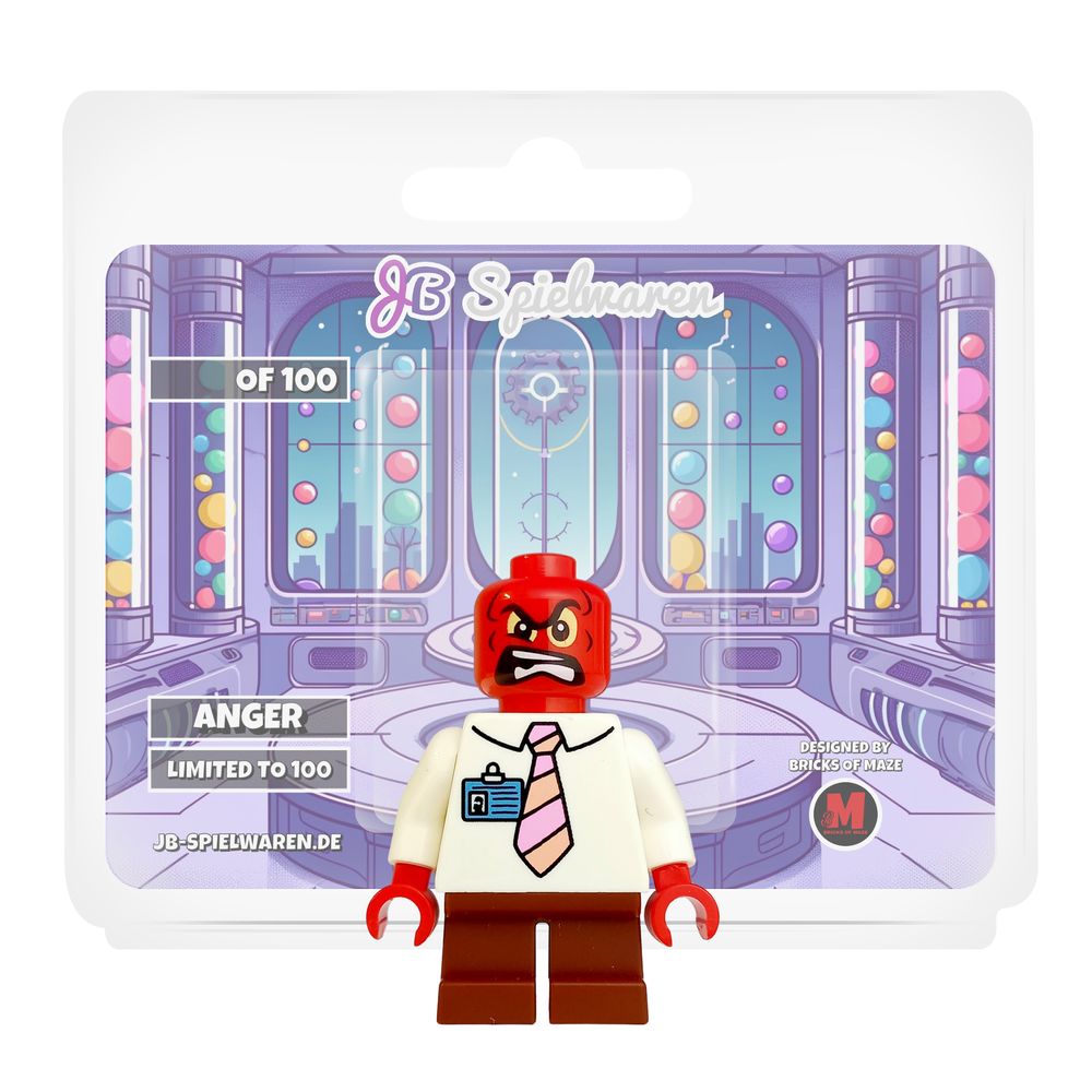 Anger Custom Minifigure by Bricks of Maze