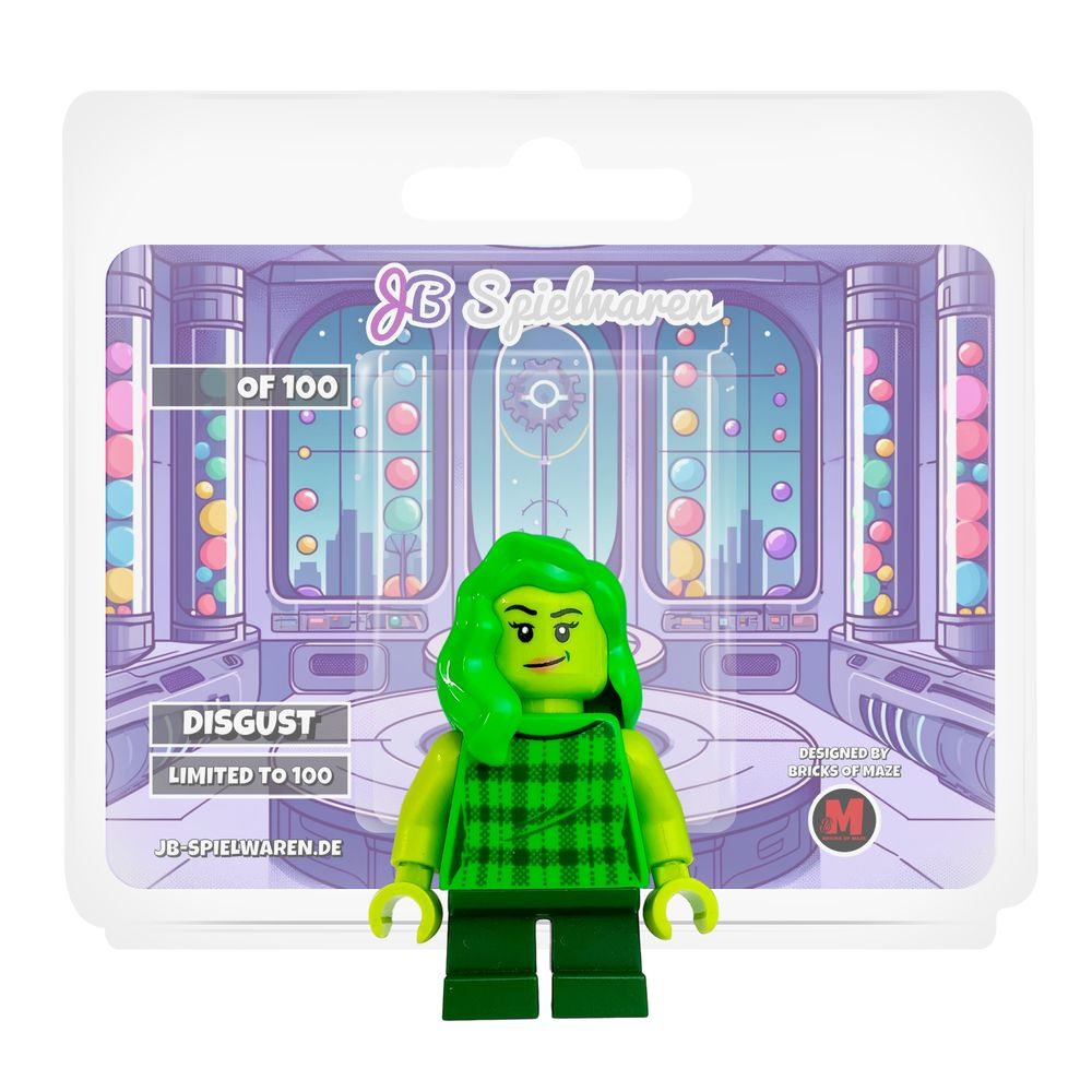 Disgust Custom Minifigure by Bricks of Maze