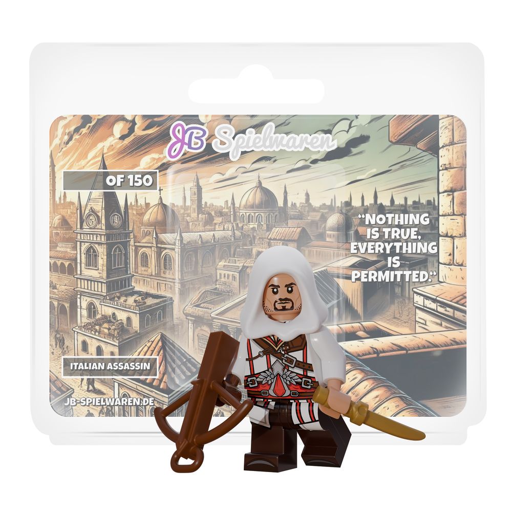 Italian Assassin Custom Minifigure