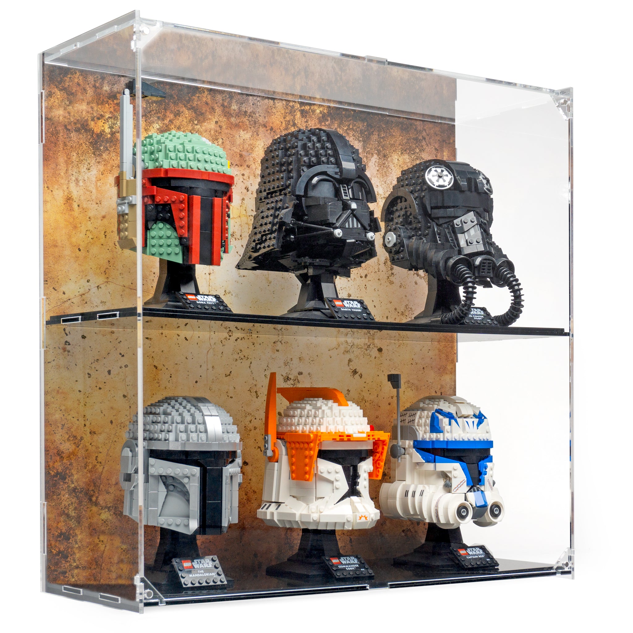 Helmet Display case - 6 count