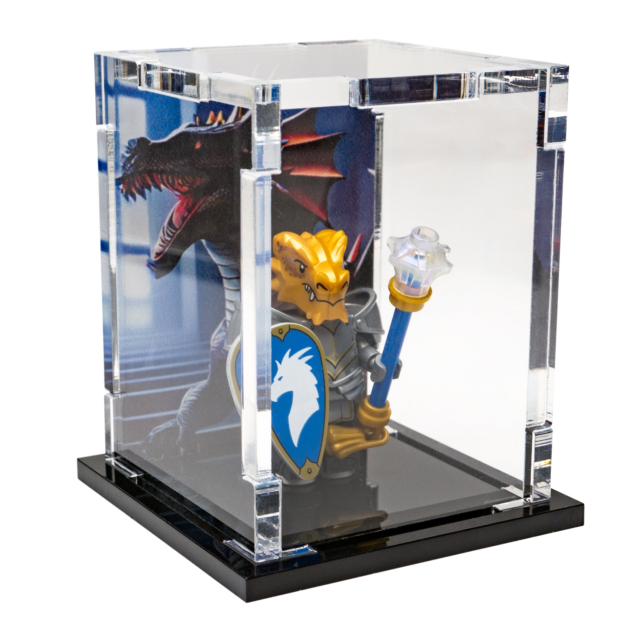 LEGO® Dungeons & Dragons Minifigure Display Case – 1-Count Podium (XL)