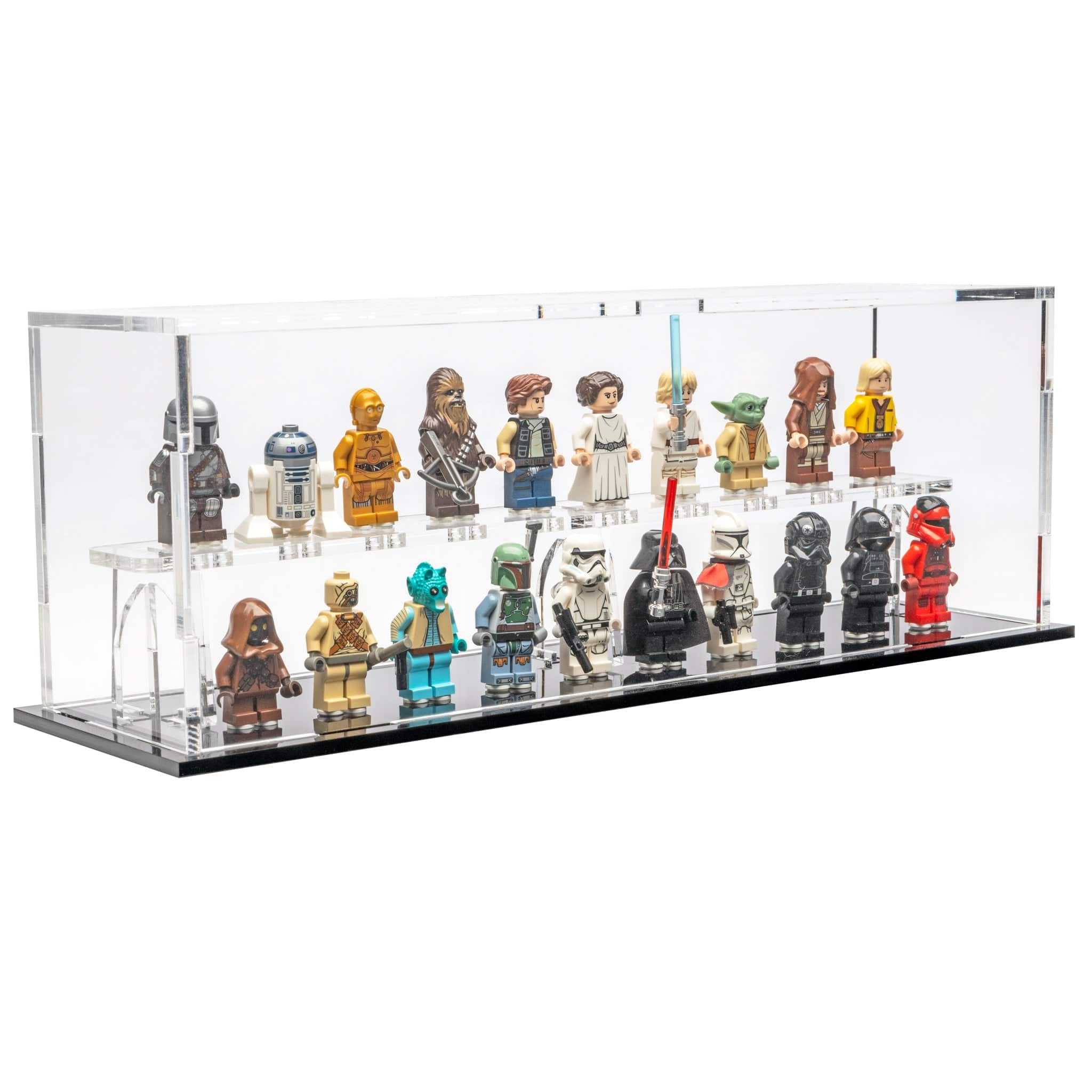 LEGO® Minifigure Display Case – 20 Count (Clear)