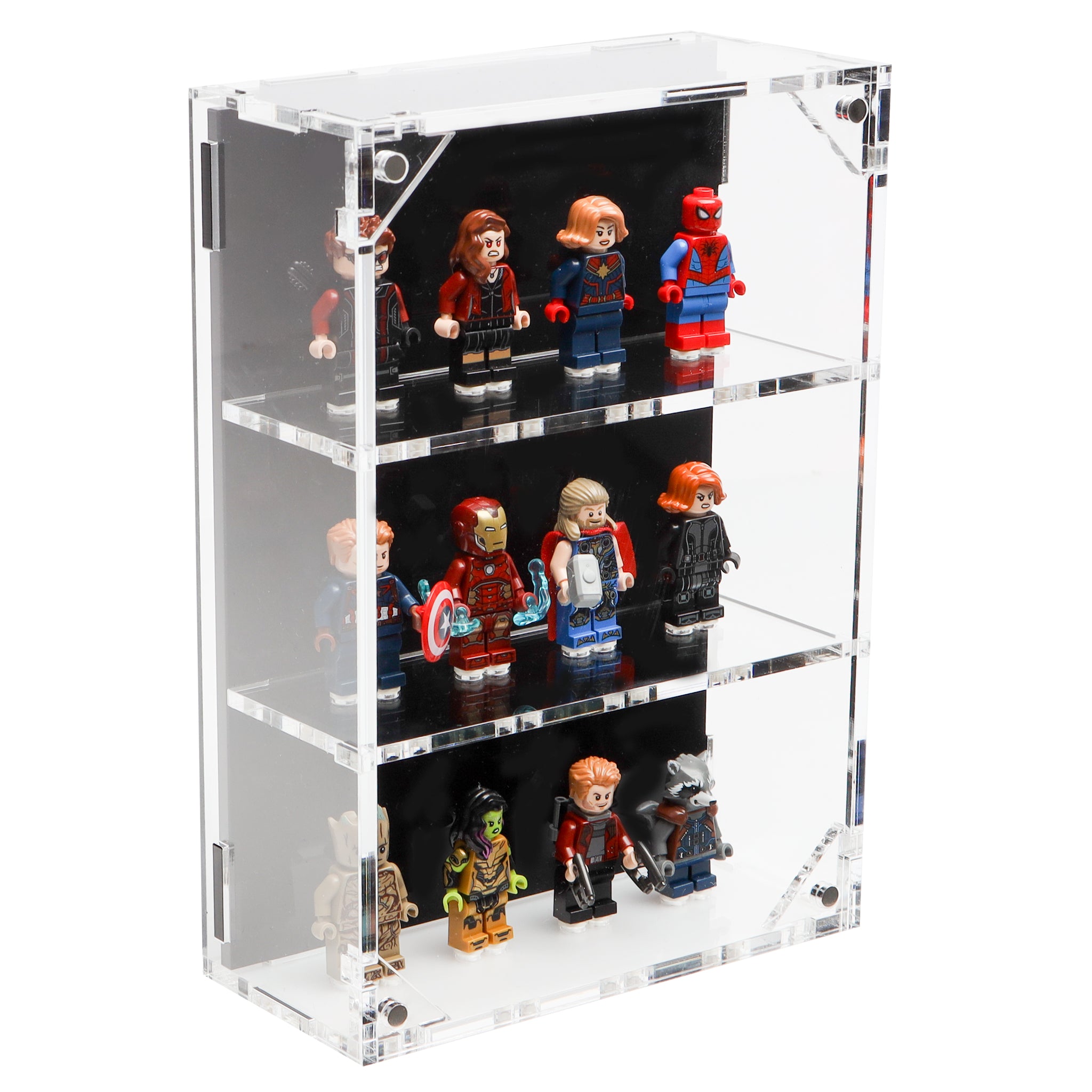 Wall Mounted Display Cases for 12 LEGO® Minifigures