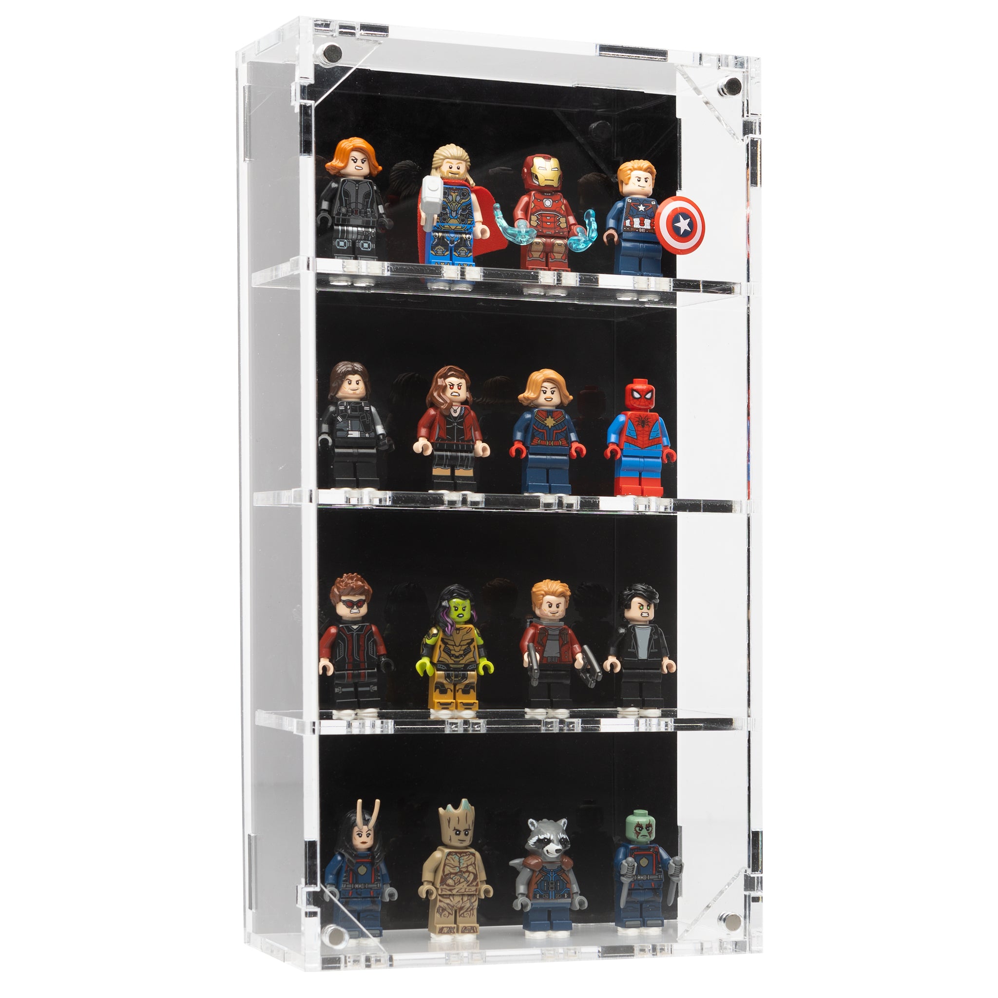 Wall Mounted Display Cases for 16 LEGO® Minifigures