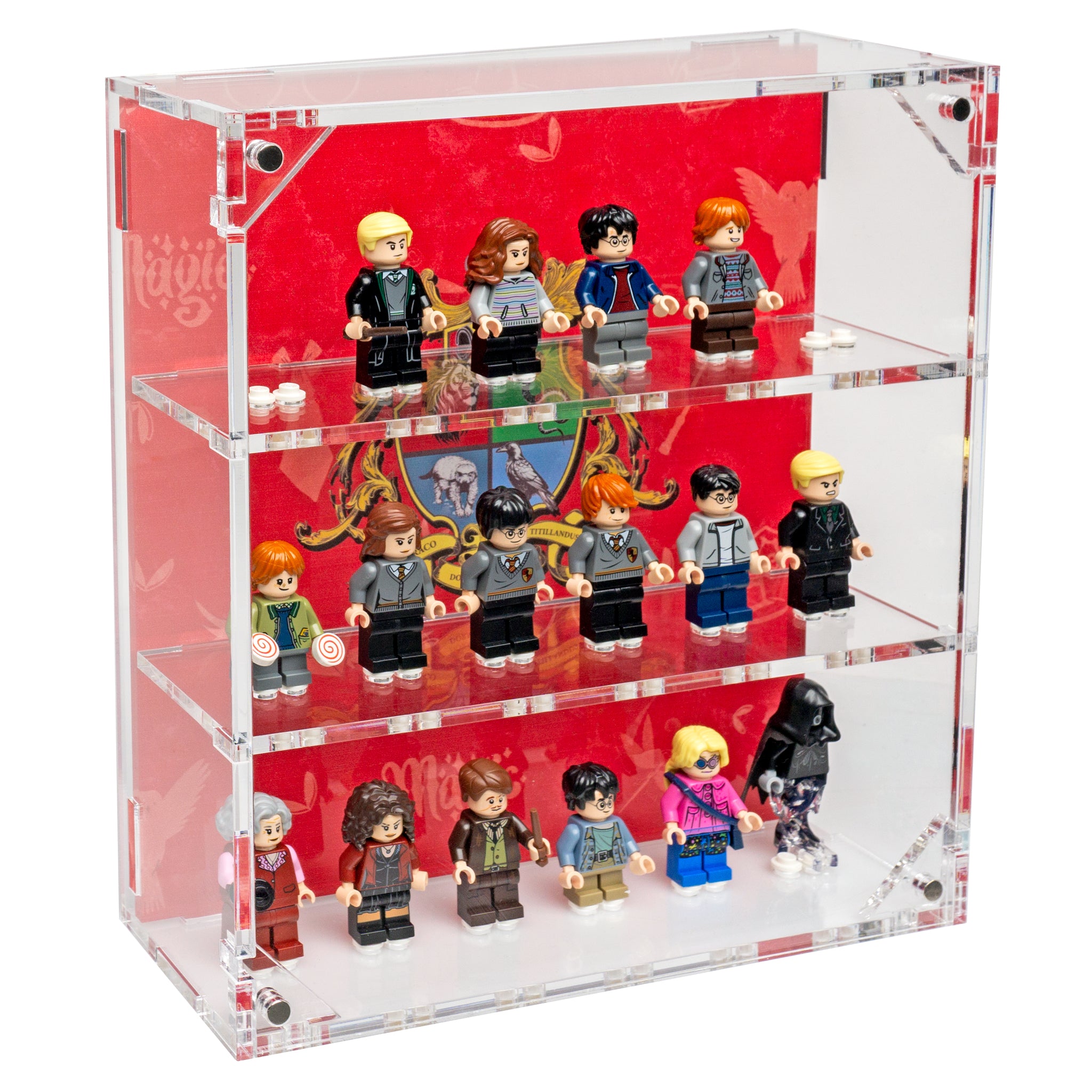 LEGO® Harry Potter Minifigure Display Case – 18-Count Wall Mount